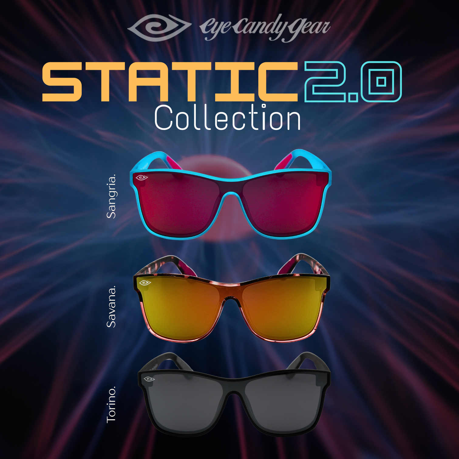 The Static 2.0 Collection—Shades That Talk Back – Eye Candy Gear